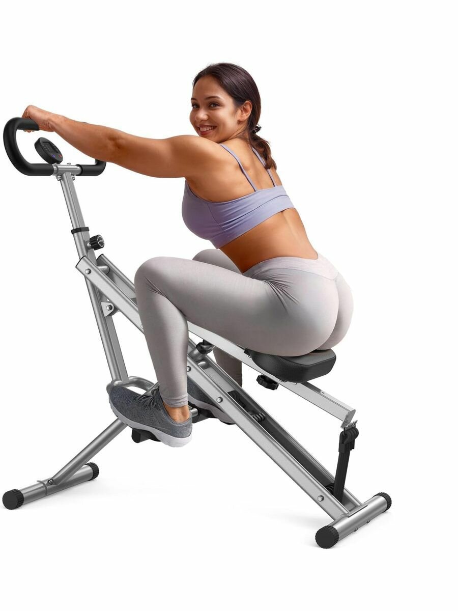 Домашний тренажер для приседаний, складной и регулируемый, для ягодиц и бедер, пресса и спины, жима ногами и тяги к бедрам