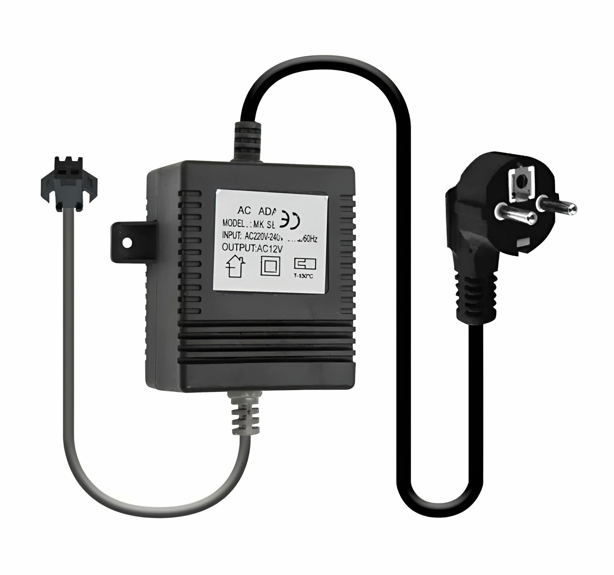 Трансформатор для бани и сауны, понижающий 220В/12В 50Hz 12W 1000mA, для освещения, вентиляции, радио, блока или пульта управления