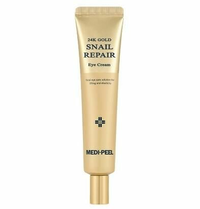 Крем для глаз регенерирующий с 24К золотом и муцином улитки MEDI-PEEL 24K Gold Snail Repair Eye Cream, 40 мл