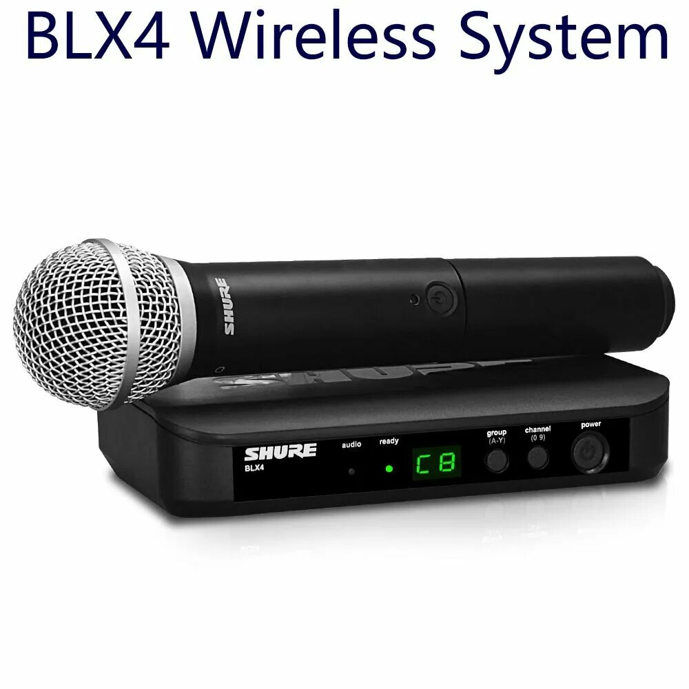 Shure Микрофон концертный BLX24 / PG58, черный