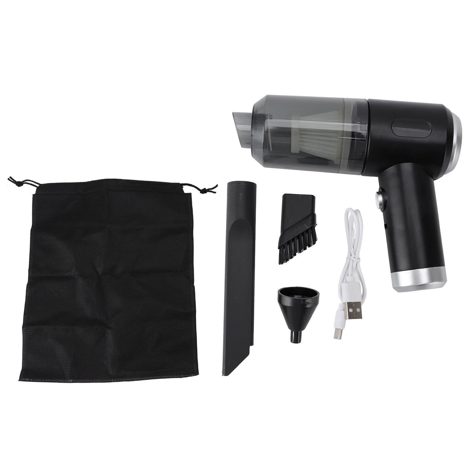 Беспроводной ручной пылесос 7000 Па 120 Вт высокой мощности 50000 об/мин компактный портативный для очистки клавиатуры дома, автомобиля, компьютера