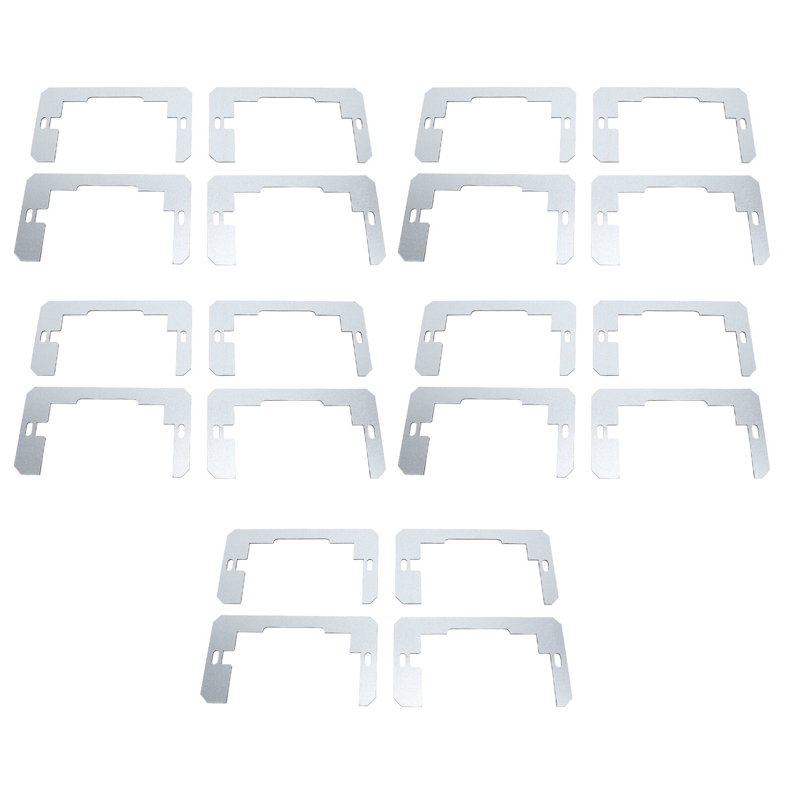 20 шт. настенная пластина распорка оцинкованная сталь устройство для установки заподлицо выравнивающая пластина для крепления настенной розетки электрическая коробка