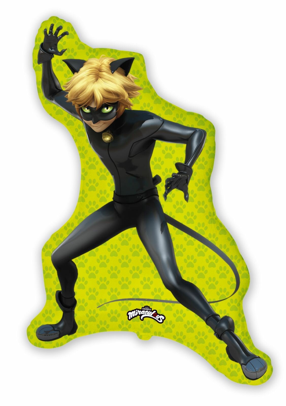 Шар воздушный Flexmetal фигура, Супер-кот из Леди Баг, 35' 89 см