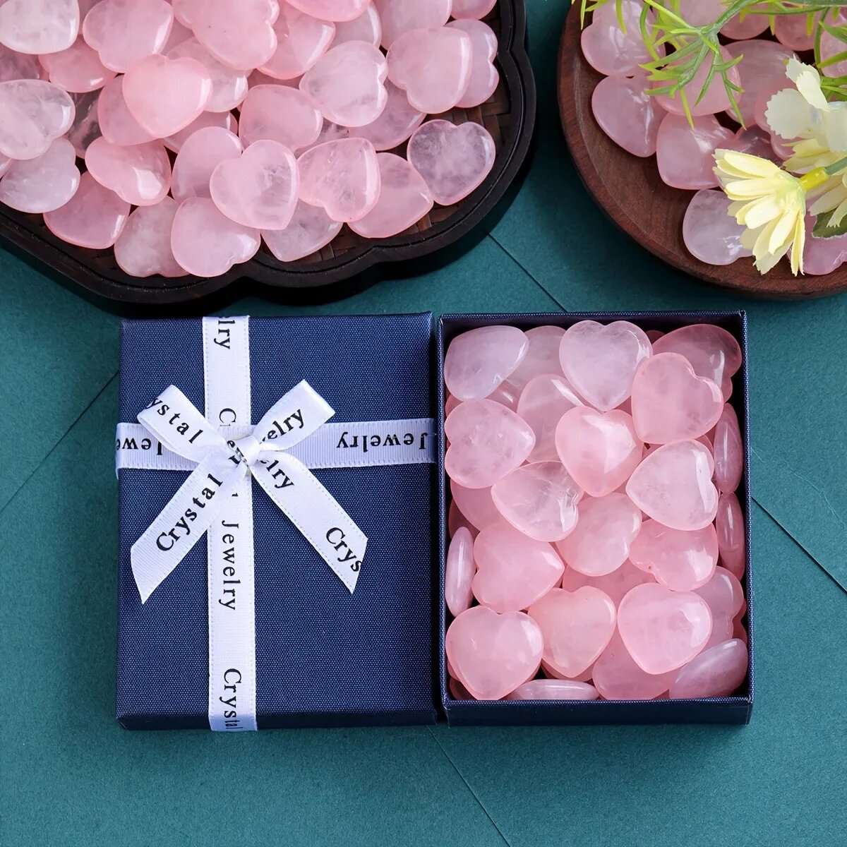 Натуральный Розовый Кварц В Форме Сердца, Кристаллы, Целебные Камни, Полированный Целебный Драгоценный Камень