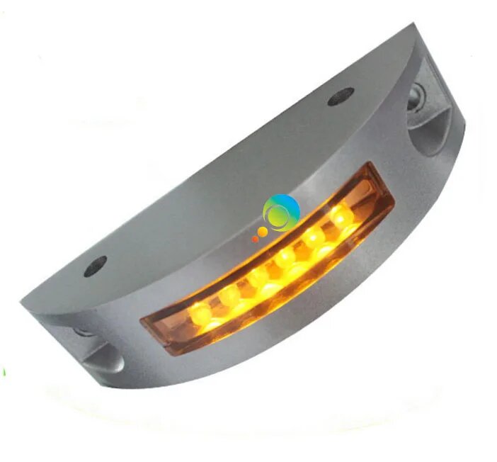 Солнечная дорожная шпилька WA-DD07-1-W Flash Yellow LED