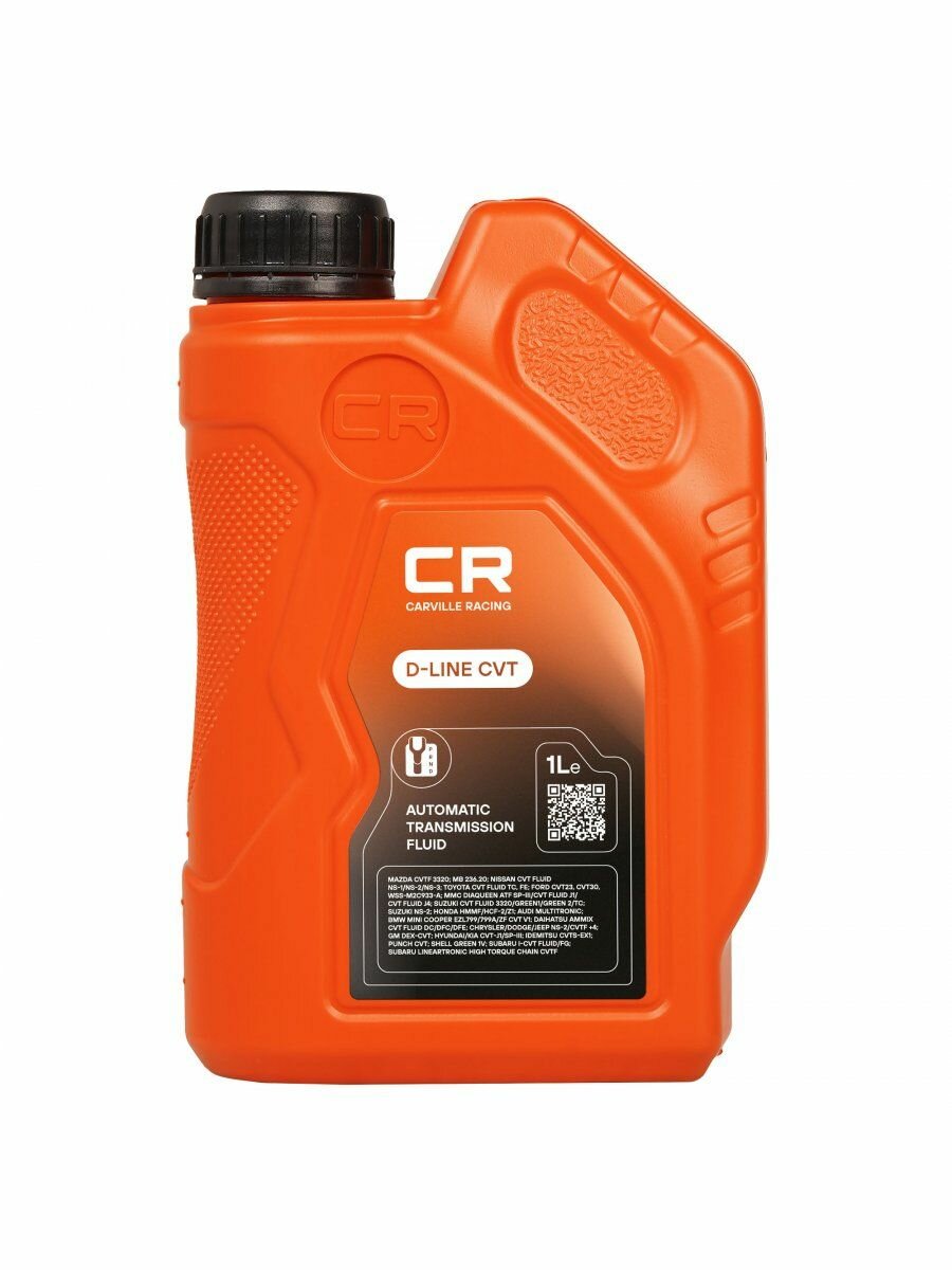 Масло трансмиссионное синтетическое D-LINE CVT 1л, Carville Racing L1G00119
