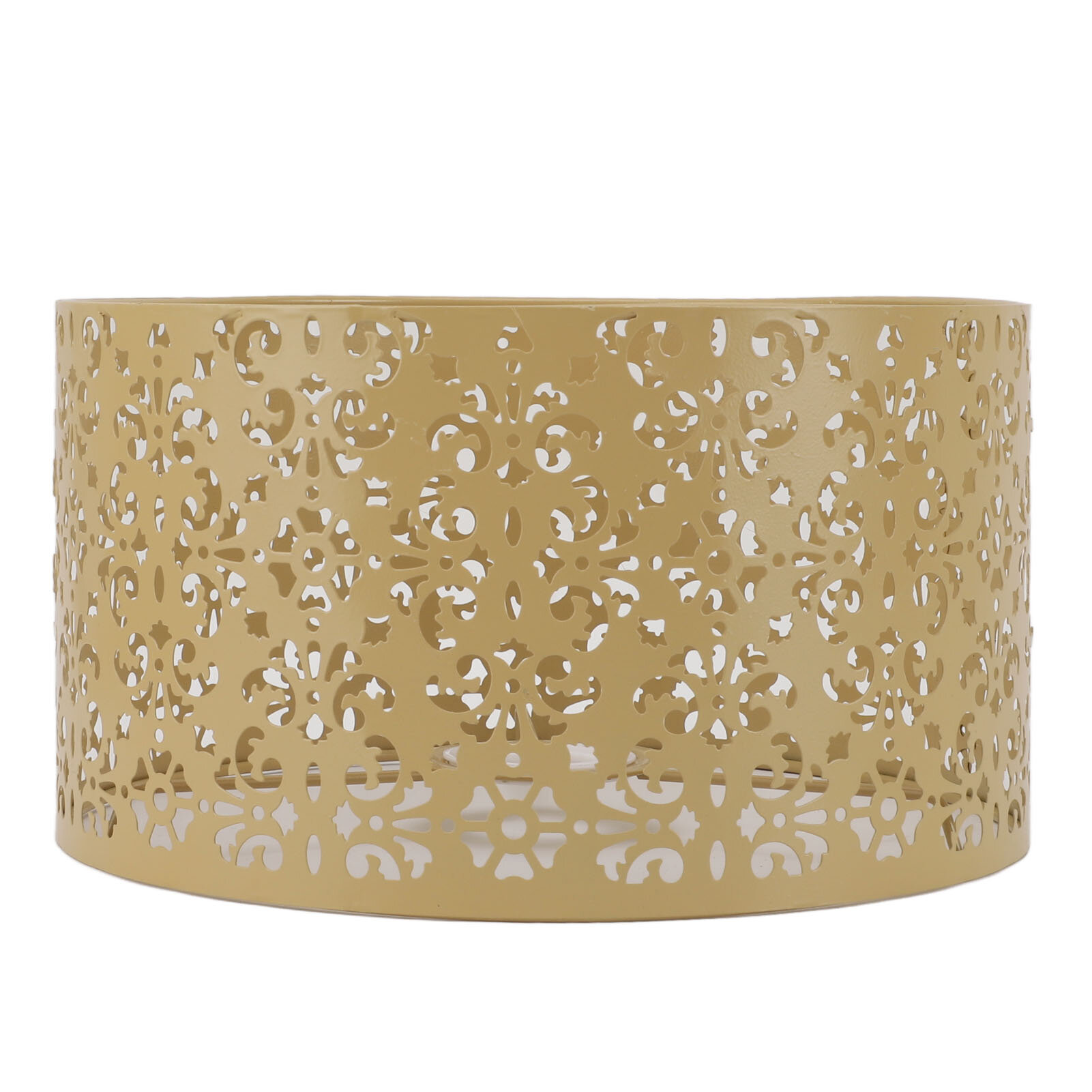 Абажур для настольной лампы из железа, декоративный, с отверстием под цоколь E27 E14, сменный желтый металлический плафон для торшеров, люстр, декора для спальни