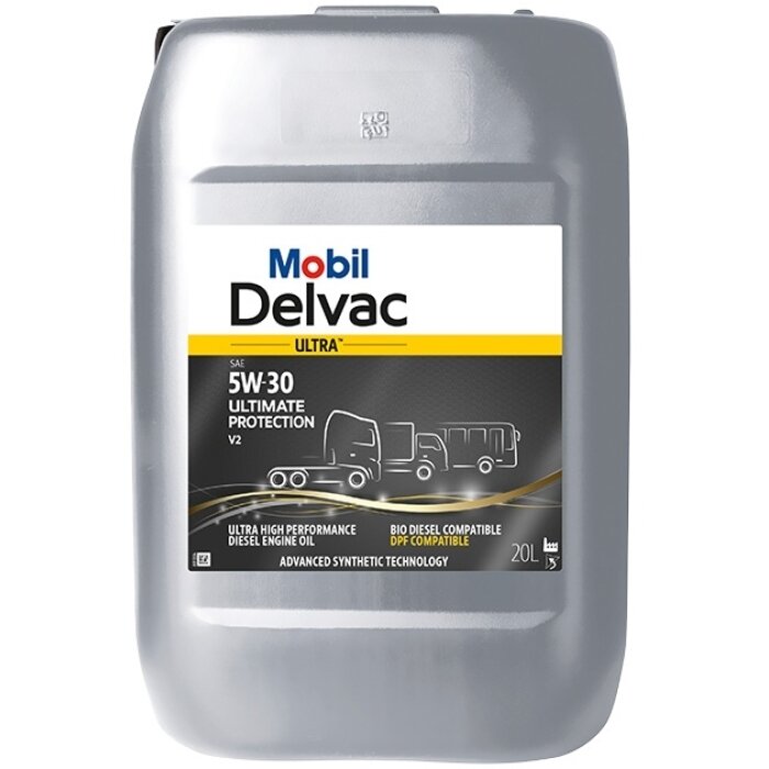 Mobil 1 Масло моторное Mobil Delvac Ultra Ultimate Protection V2 5W-30 синтетическое 20 л