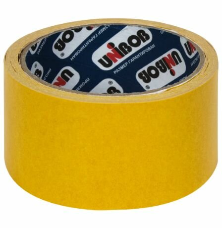 Лента двусторонняя полипропиленовая Unibob 50 мм х 10 м