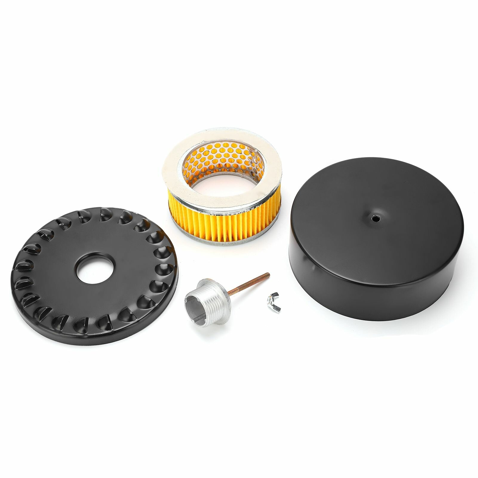 Глушитель воздушного компрессора, впускной фильтр G1, железный корпус, аксессуары для шумоподавления