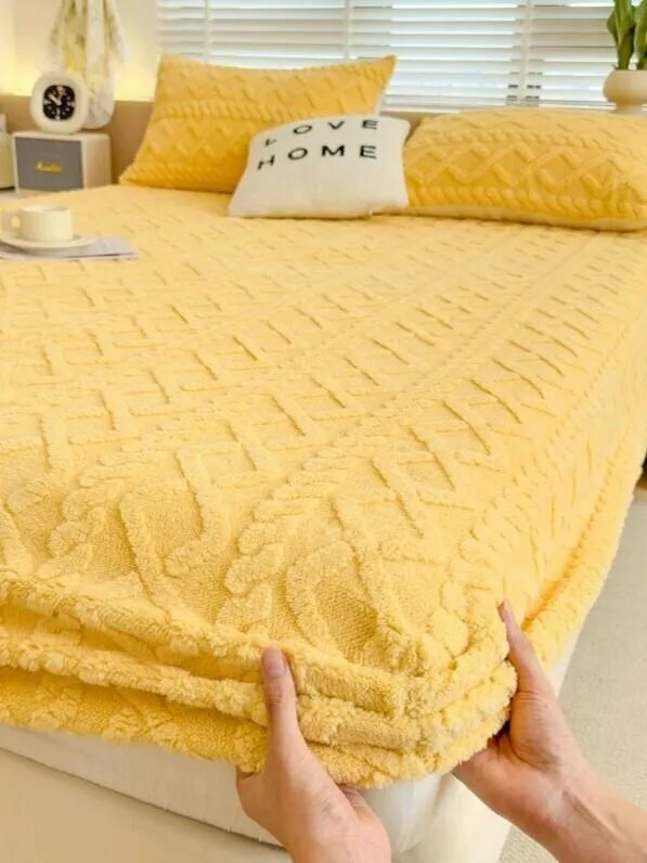 IKEA Наматрасник 90x200х20см светло-желтый