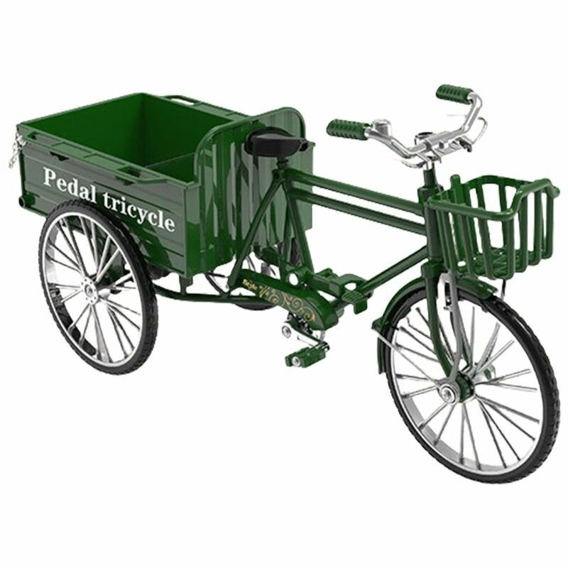 Ретро Трехколесный Металлический Трицикл