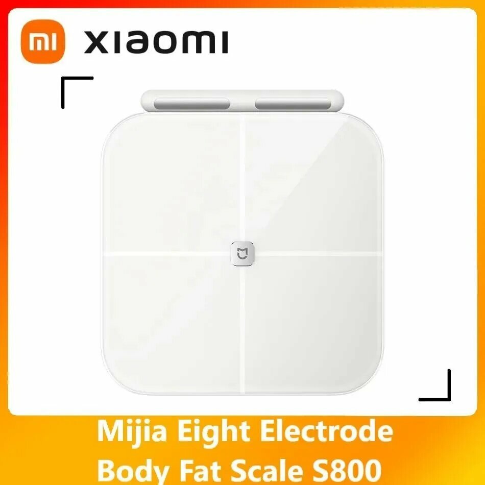 Xiaomi Напольные весы Mijia Eight Electrode Body Fat Scale S800, нагрузка 150 кг, точность 50 г