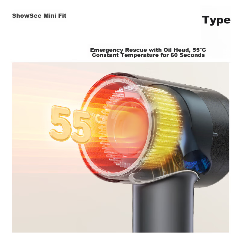 Xiaoshi 110,000 RPM High-Speed Hair Dryer / Household Hair Dryer / High-Concentration Negative Ion Hair Care / Powerful Quick-Drying Noise-Reducing Brushless Electric Hair Dryer Gift for Girlfriend/family A18-GY