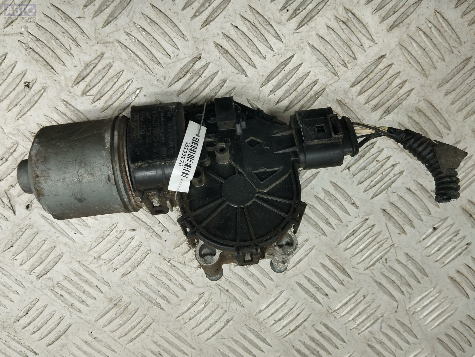 Двигатель стеклоочистителя переднего (моторчик дворников) Ford Focus 2 (2004-2010)