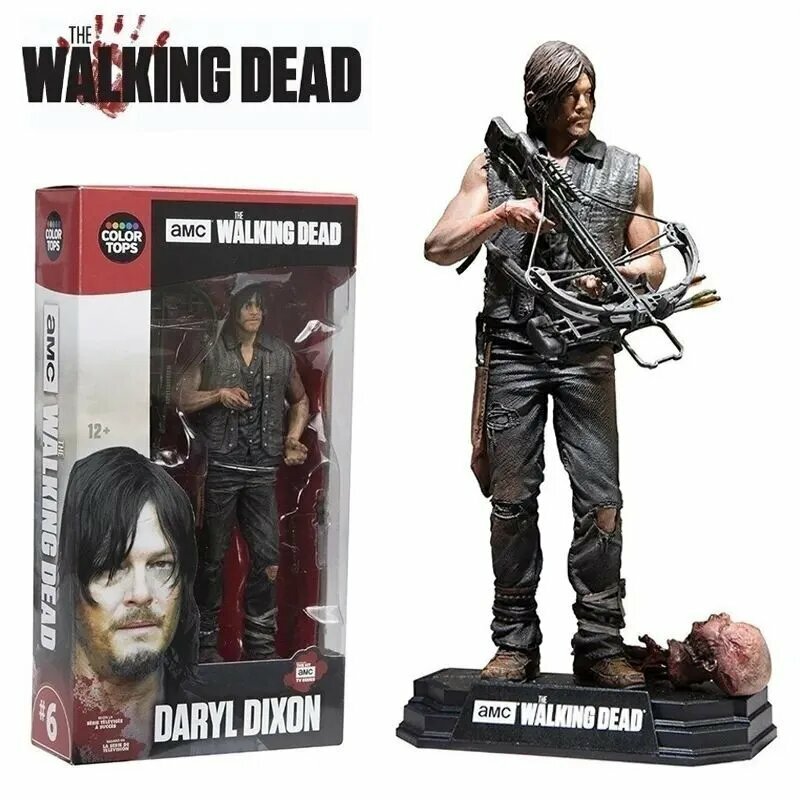 Экшн-фигурка Ходячие мертвецы Дерил Диксон. /The Walking Dead Daryl Dixon 18 см