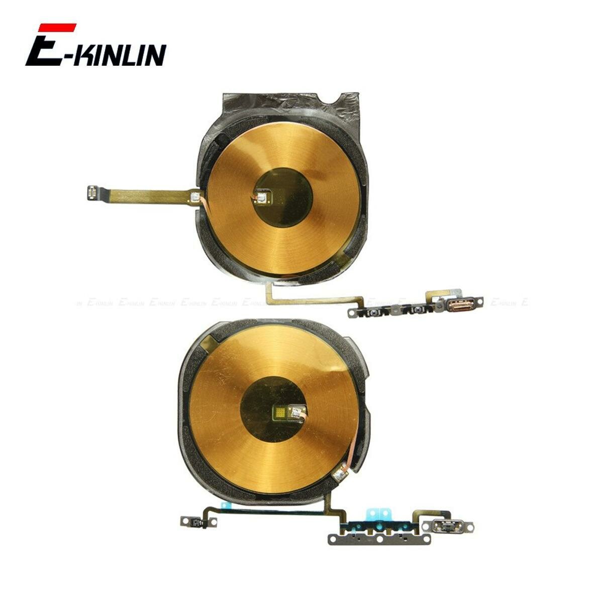 Чип NFC для iPhone X XR XS 12 Mini 11 Pro Max Беспроводная зарядка Зарядное устройство Панель Катушка Наклейка С Кнопкой