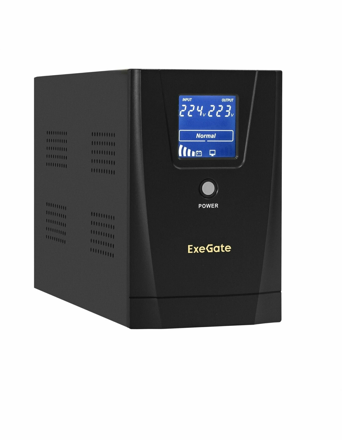 ИБП ExeGate SpecialPro Smart LLB-2000. LCD. AVR.4C13. RJ. USB, 2000 ВА/1200 Вт, AVR, LCD, 4xC13, RJ-11/USB