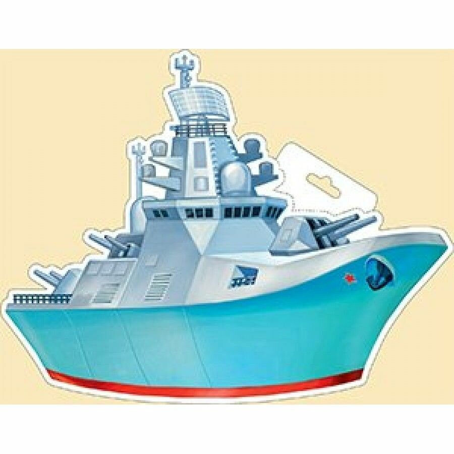 6476900 Элемент Для Оформления "Корабль" (А4, вырубка)