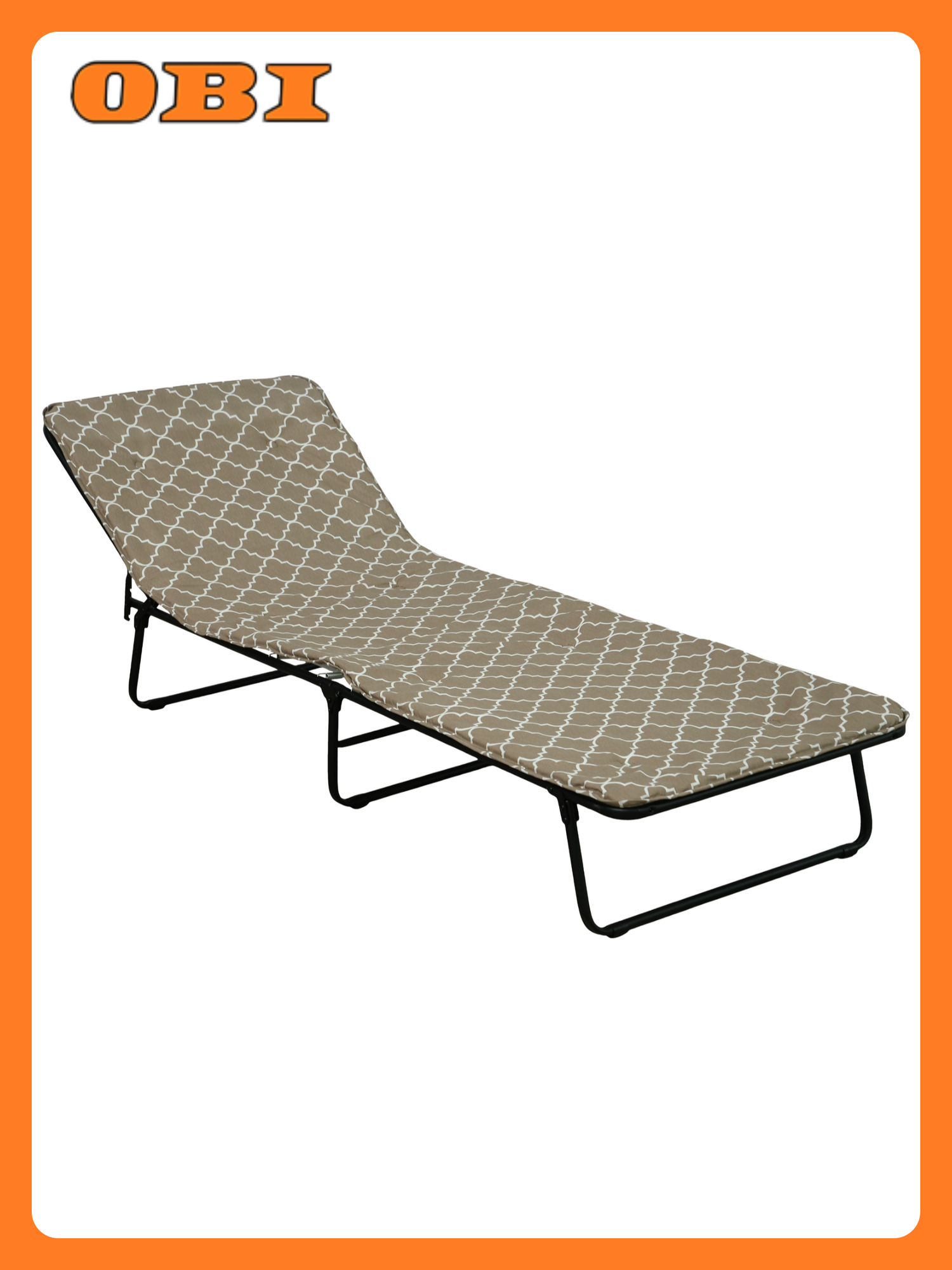 Кровать Olsa "Стефания", с матрасом, 192x65x25 см, максимальная нагрузка 120 кг