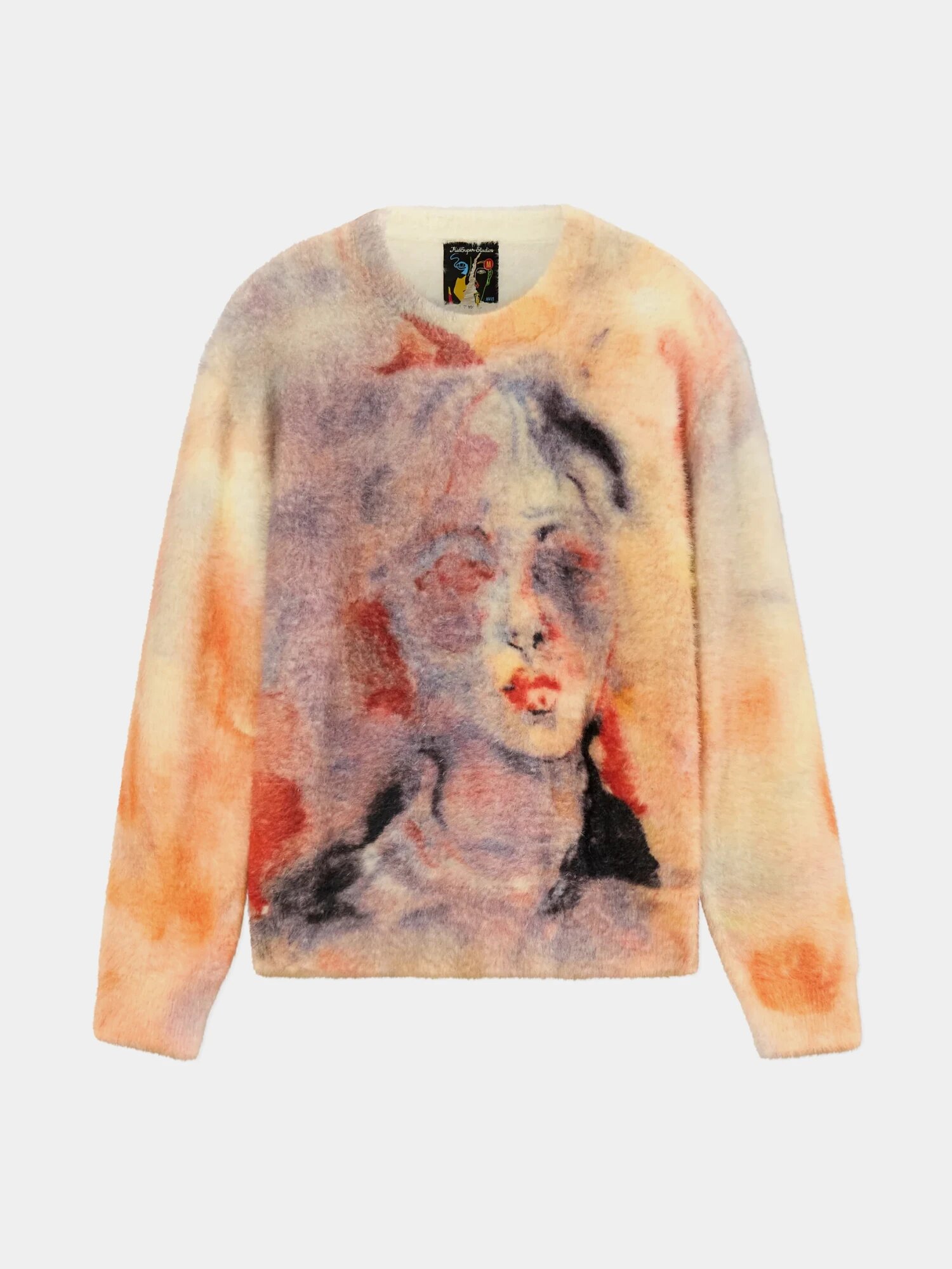 Джемпер Watercolor Face Mohair