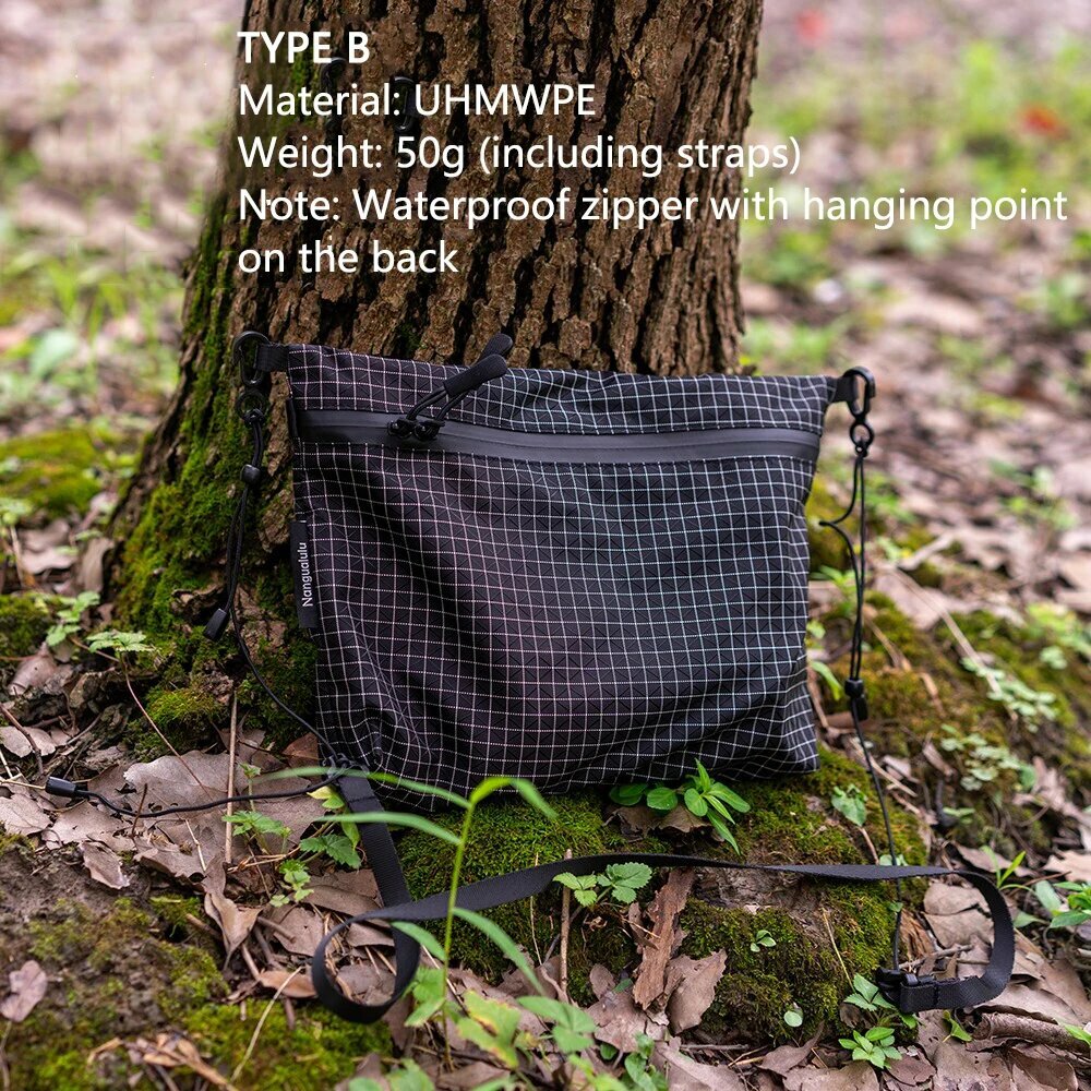 Сумка через плечо UHMWPE Type B-black 50г