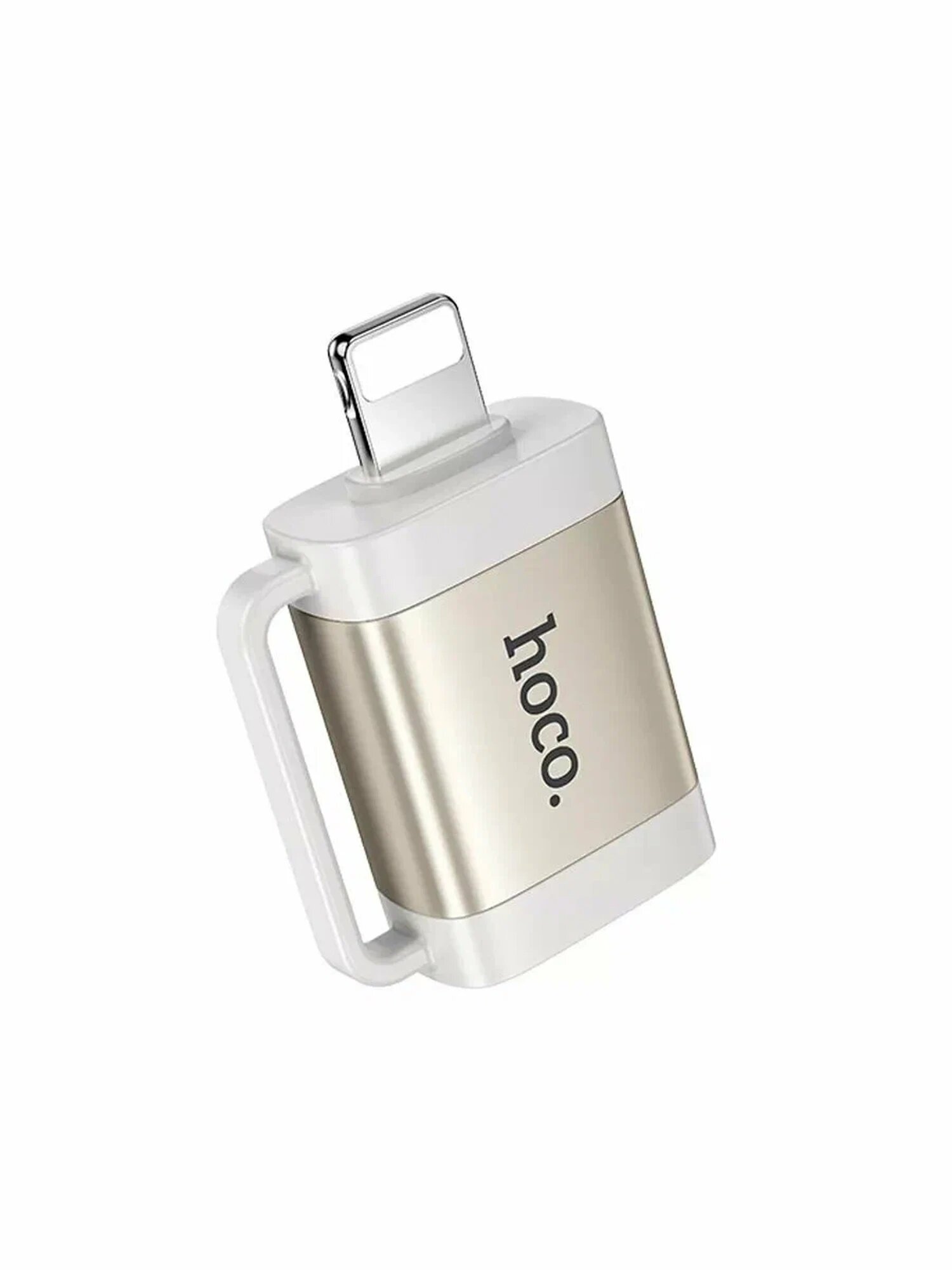 Адаптер Hoco UA31A, для iPhone, USB Type-A, OTG, алюминиевый сплав, TPE