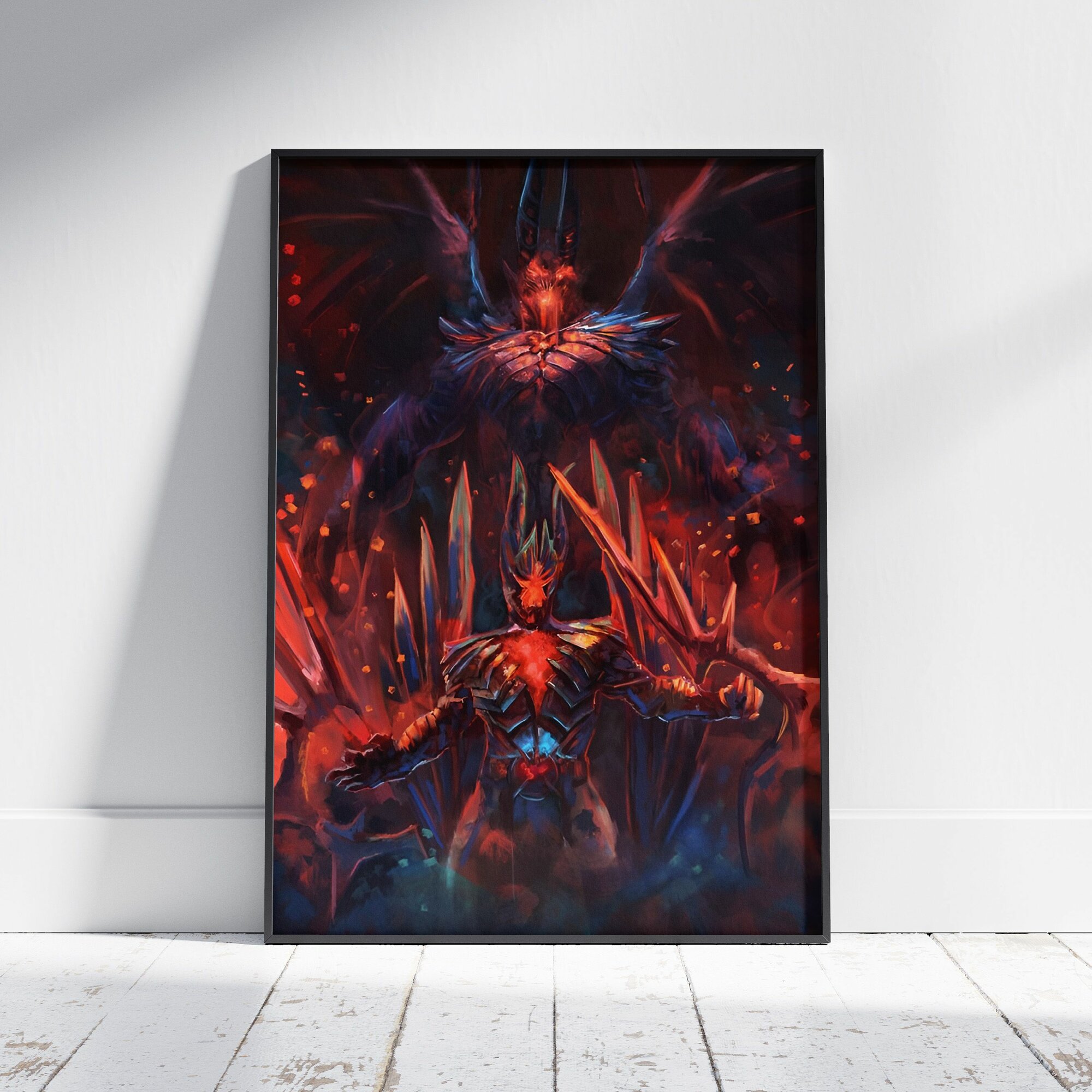 Плакат на стену для интерьера Dota 2 (Terrorblade 2) - Постер по игре формата A3 (30х42 см)