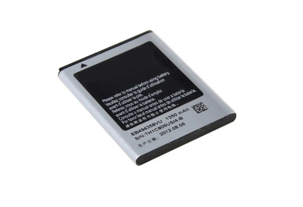 Аккумуляторная батарея MyPads EB494358VU 1350 mAh на телефон Samsung Galaxy Fit GT-S5670