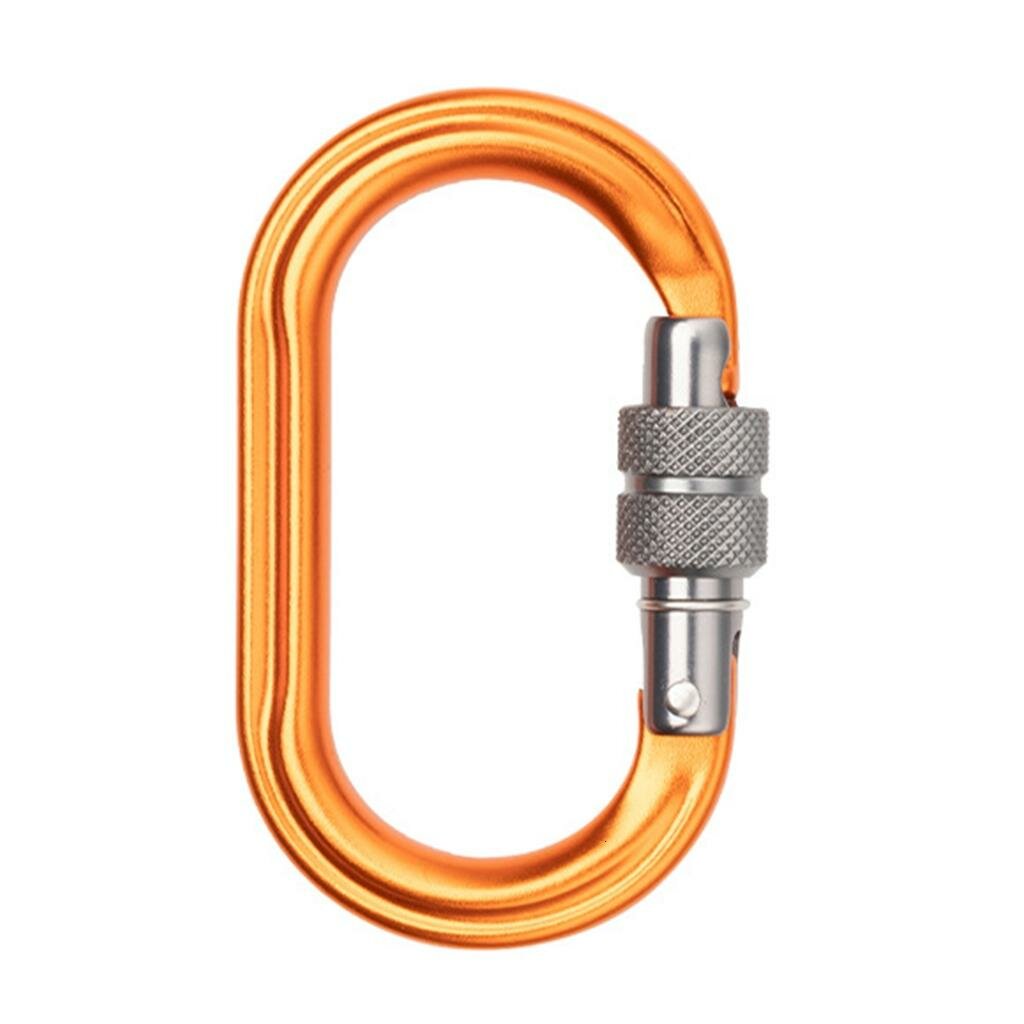 Овальный карабин с винтовым замком, Тип A Оранжевый