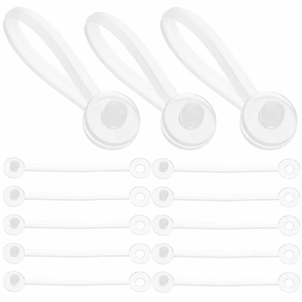 Фиксаторы Для Бирок, Прямоугольные, Белые, Для Товаров, 100шт