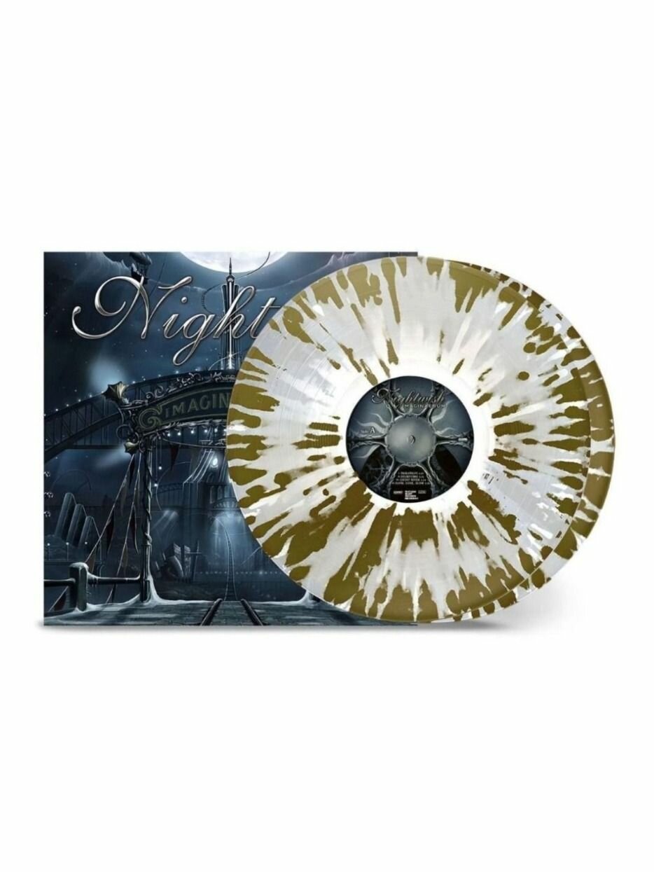 Виниловая пластинка Nightwish - Imaginaerum 2 x Vinyl, LP, Album, Reissue, Clear w/White & Gold Splatter