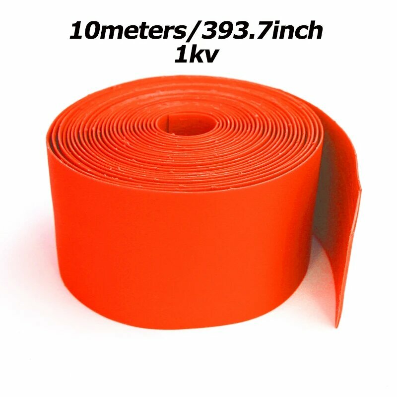 Термоусадочная лента полиэфирная 10 кВ для труб и кабелей red