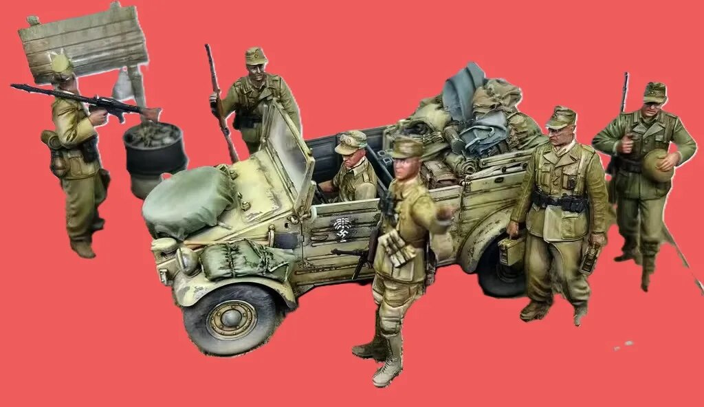 Наборы моделей солдат CHUYUN 1/35 (6 фигурок)