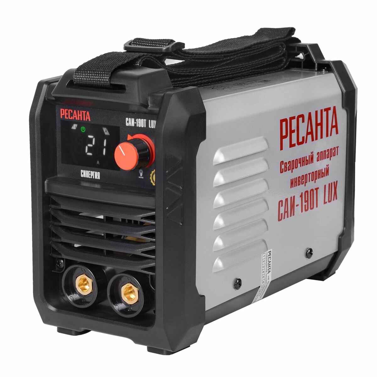 Аппарат сварочный Ресанта САИ 190Т LUх инвертор 10А/190А электрод 1,6-5,0 мм 7,2 кВт