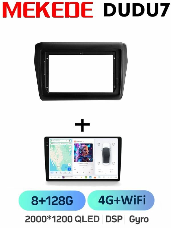 Магнитола 9" Mekede DUDU7 8/128 Gb для Suzuki Swift 5 2016-2020 carpay Android