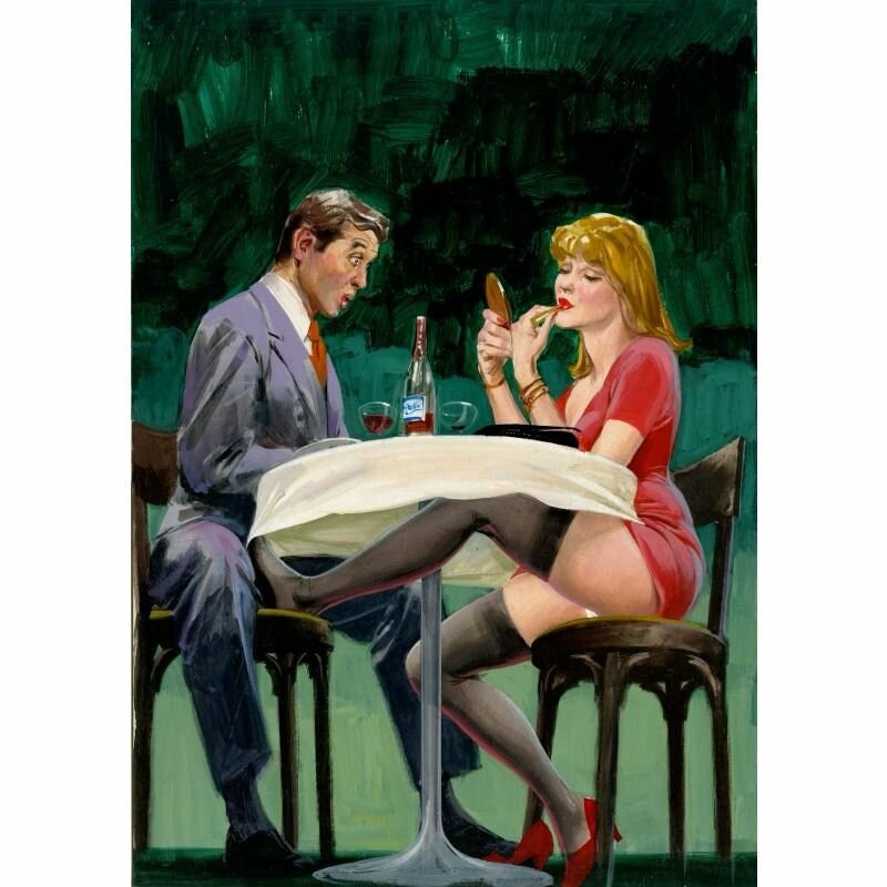 Постер для интерьера, Пинап девушки - Pin up girls, 30х20см.