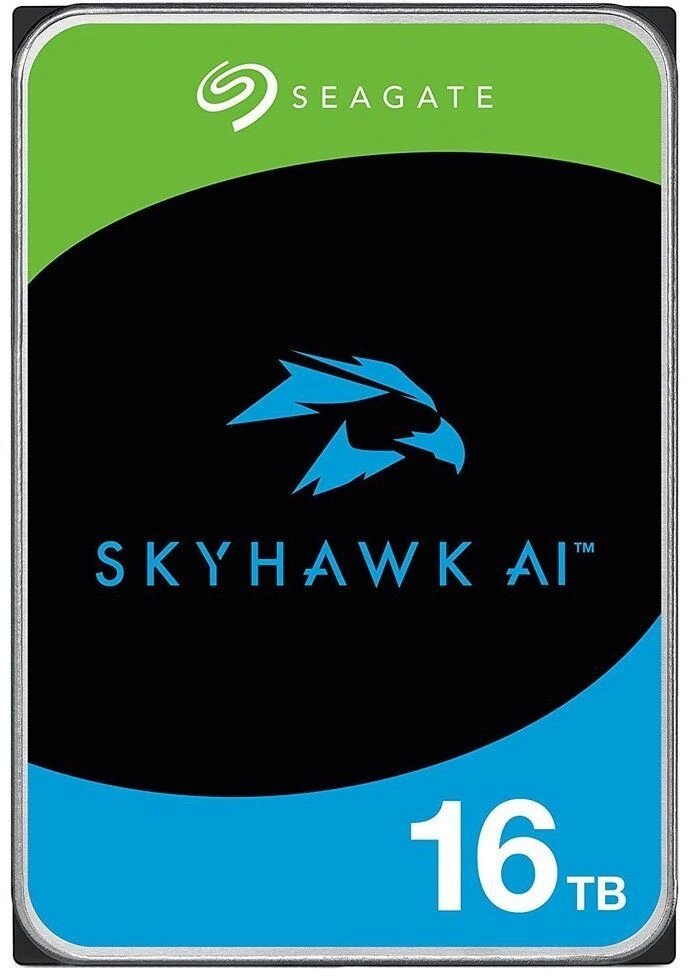 Жесткий диск Seagate SATA-III 16TB ST16000VE005 Surveillance SkyHawkAI 512E (7200rpm) 512Mb 3.5"