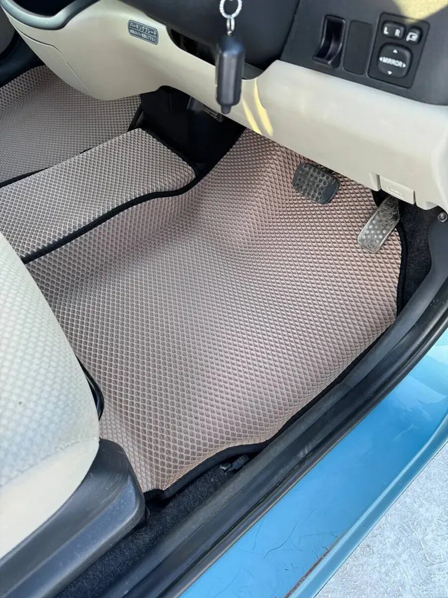 EVA Коврики с бортами Toyota Passo 2004-2010. Тойота Пассо. Ева ковры с бортиками