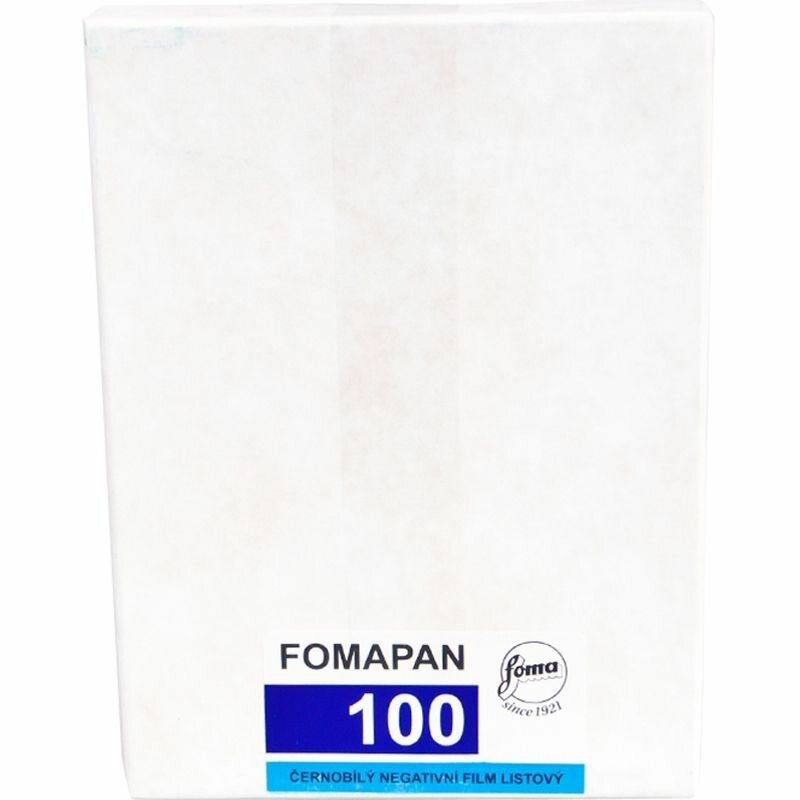 50 листов Фотопленка Fomapan 100 4x5" Черно-белая пленка(срок годности: 2026 год)