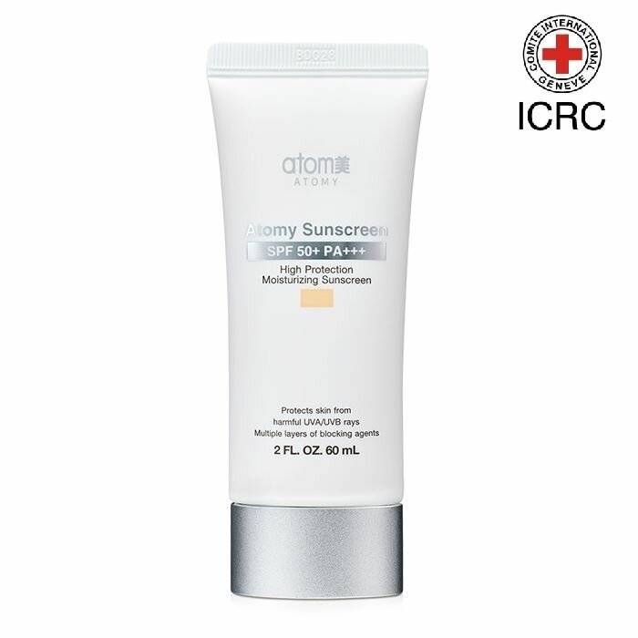 Atomy/Атоми Солнцезащитный крем UVA UVB SPF50+ увлажняющий тонирующий