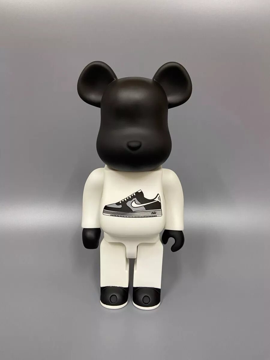 Bearbrick, статуэтка/фигурка, для интерьера, Nike черный, пластик, 28 см