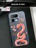 Силиконовый чехол на Realme 16 Pro / Реалме 16 Про с принтом Змея на сакуре