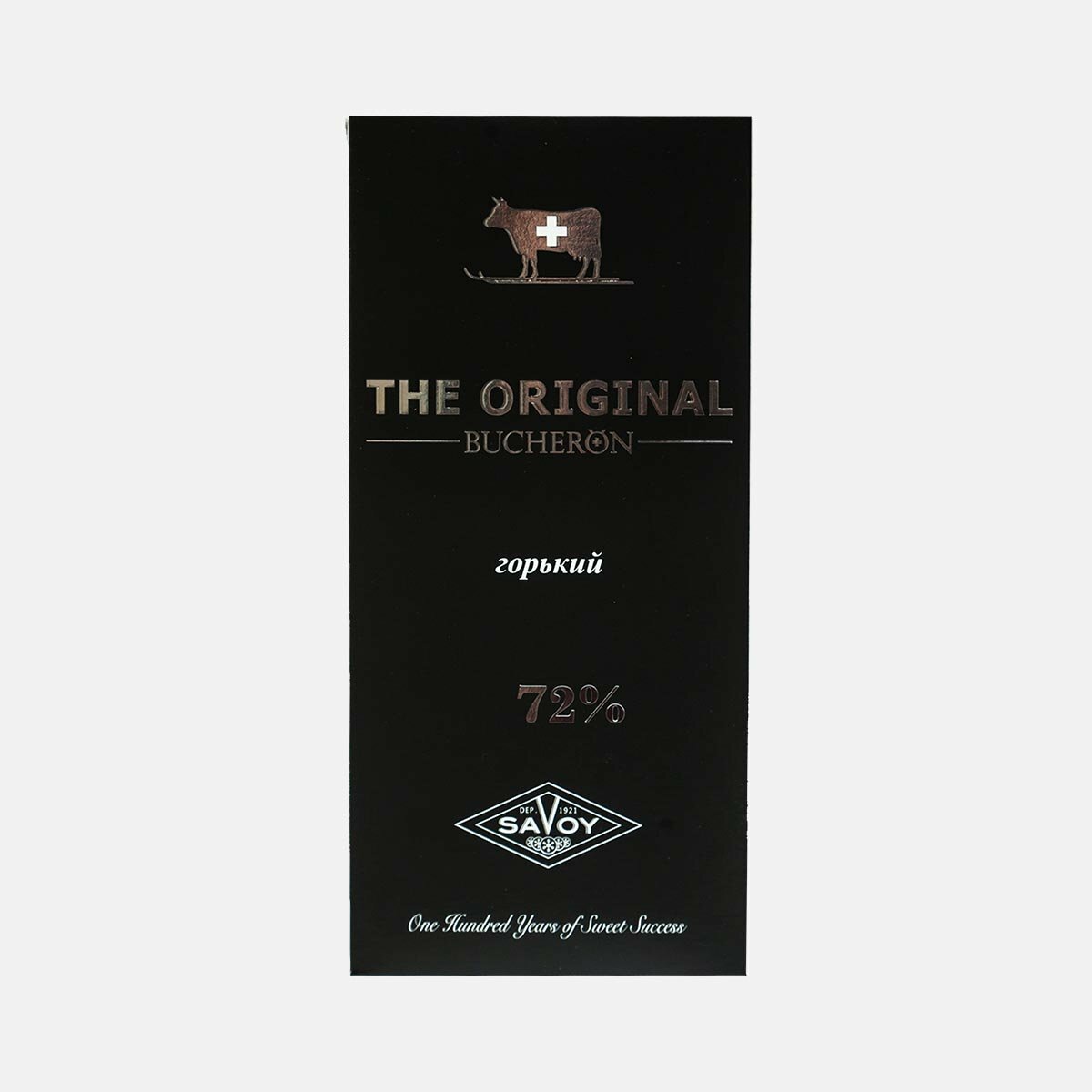 Шоколад Bucheron The Original, горький, 72%, 90 г, картонная коробка