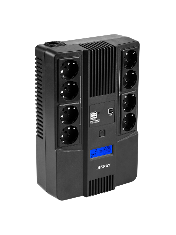 ИБП бастион SKAT-UPS 800-AID-IN-1x9-8