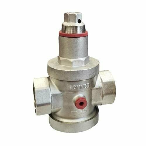 Регулятор давления ROMMER RVS-0008 - 3/4" (ВР/ВР, PN25, Tmax 100°C, настройка 1-6 бар)