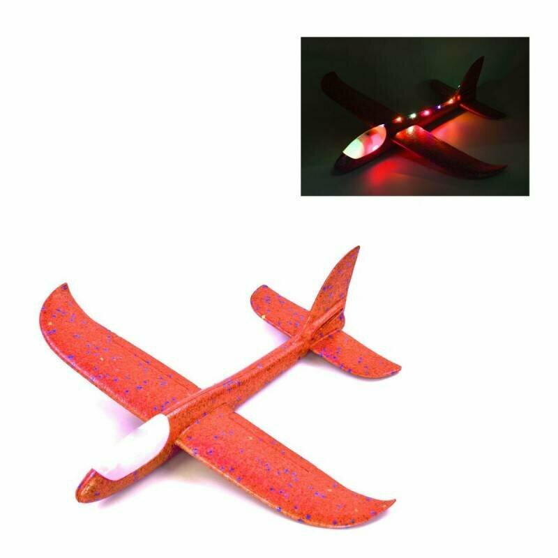 Самолет планер 48 см, со светом (в асс) Наша Игрушка 635970