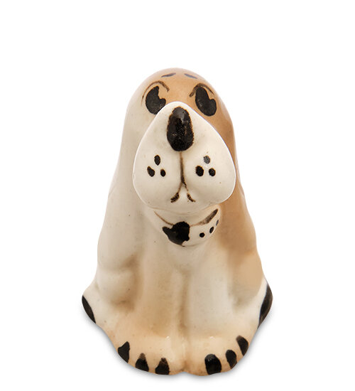 Фигурка Собака Буся цв. (Гжельский фарфор) 113-70197