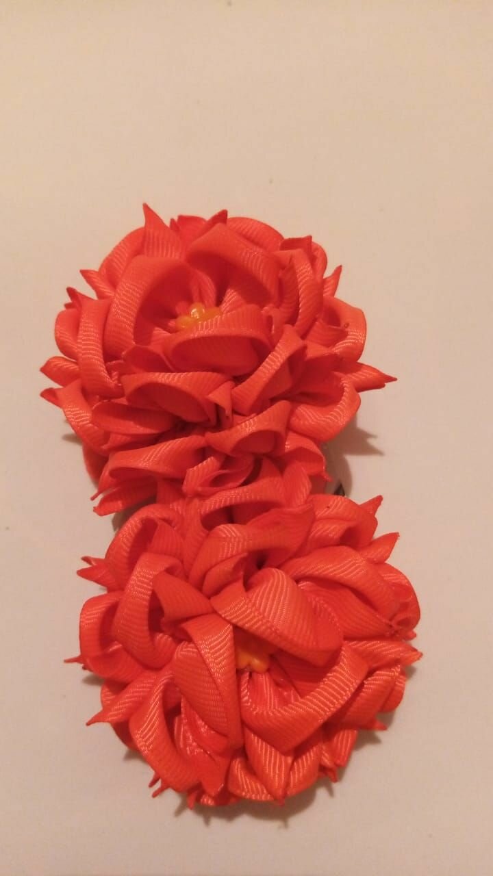 Бант для волос на резинке 2 шт