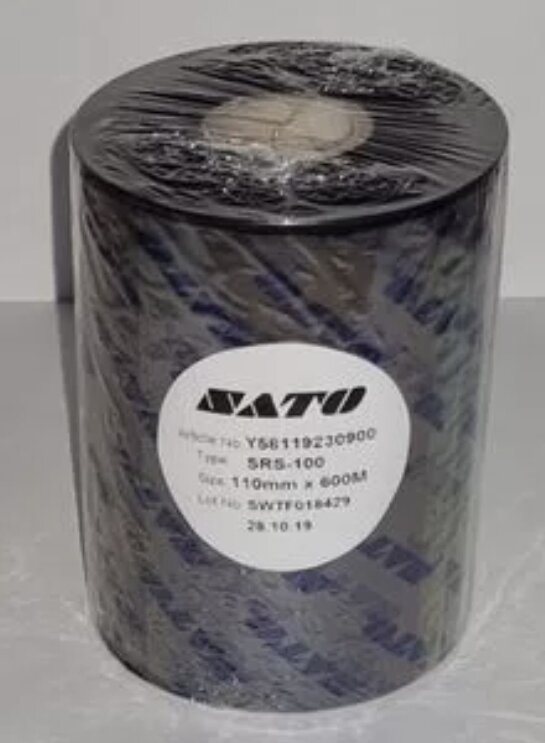 Краска-лента SATO SRS-100 inside Resin 110мм X 600м оригинал